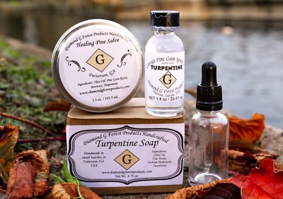 Diamond G Forest Turpentine Soap, Salve & Oil with Clear Dropper | eBay