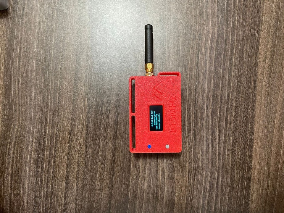 Meshtastic Node 915mhz Heltec V3 Radio w/custom case 3000mah battery W ...