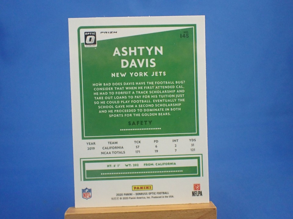 Ashtyn Davis Donruss Optic 2020 RC Rookie Pink Prizm | eBay