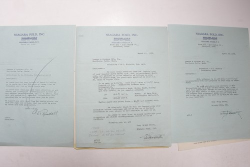 1932 Lamson Goodnow SAMPLE Niagara Falls NY Fold Inc Hartford CT ...
