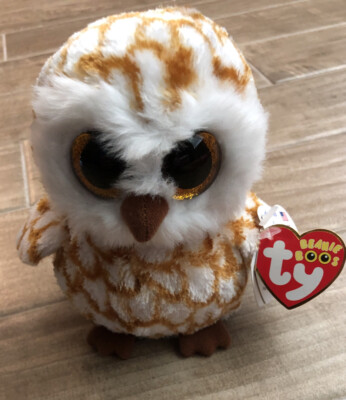 Ty 2014 Retired Swoops The Barn Owl Beanie Boo, Sparkle Eyes, MWMT 6 ...