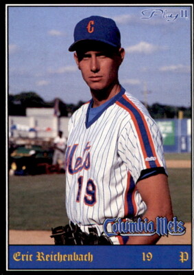 1992 Columbia Mets PLAY II #17 Eric Reichenbach Farmingville New York ...