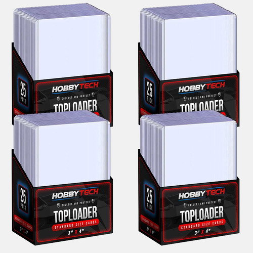 Standard Size Toploader Card Holder - Premium 3" X 4" Hard Plastic 35Pt ...