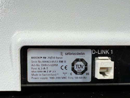 Sartorius Biostat RM 20/50 basic 1-50L Bioreactor rocker mixing wave ...