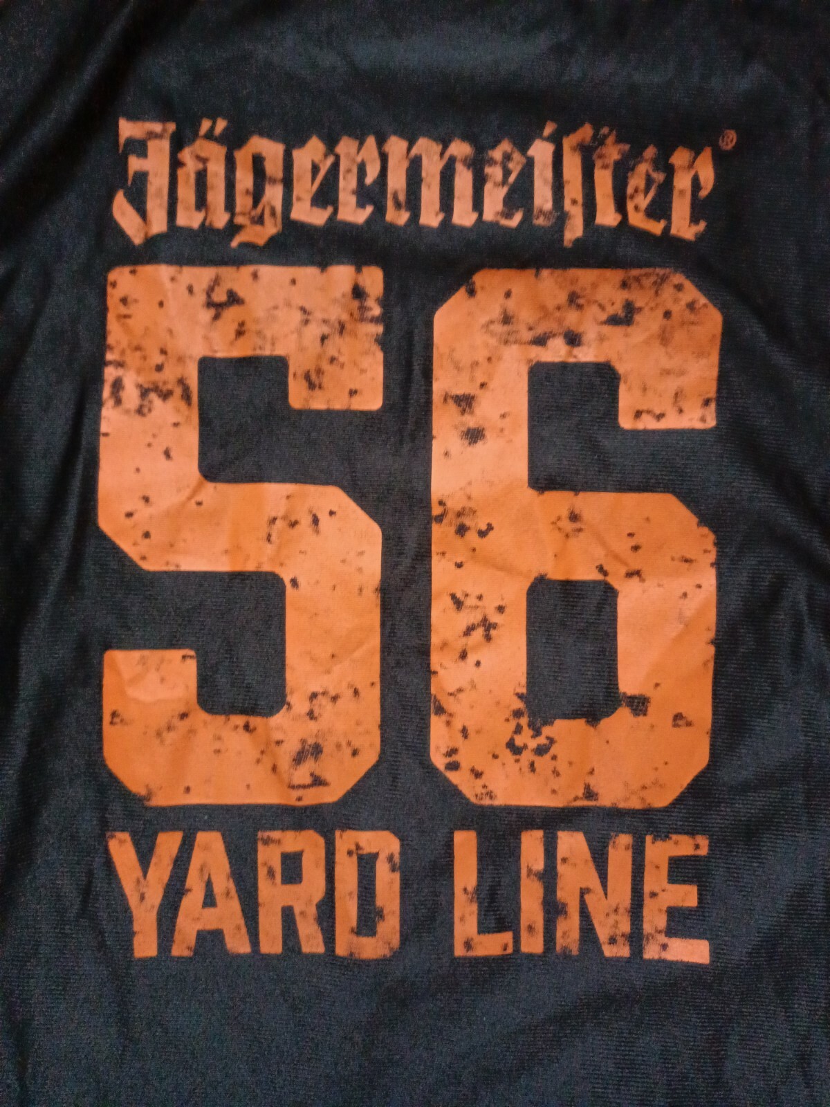 Jagermeister 56 Yard Line Football Style Jersey Size M - Gem