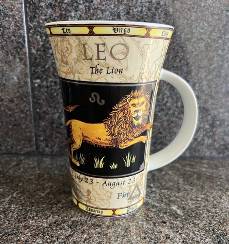 Dunoon Zodiac Leo The Lion Fine Stoneware England Jack Dadd Coffee Mug ...