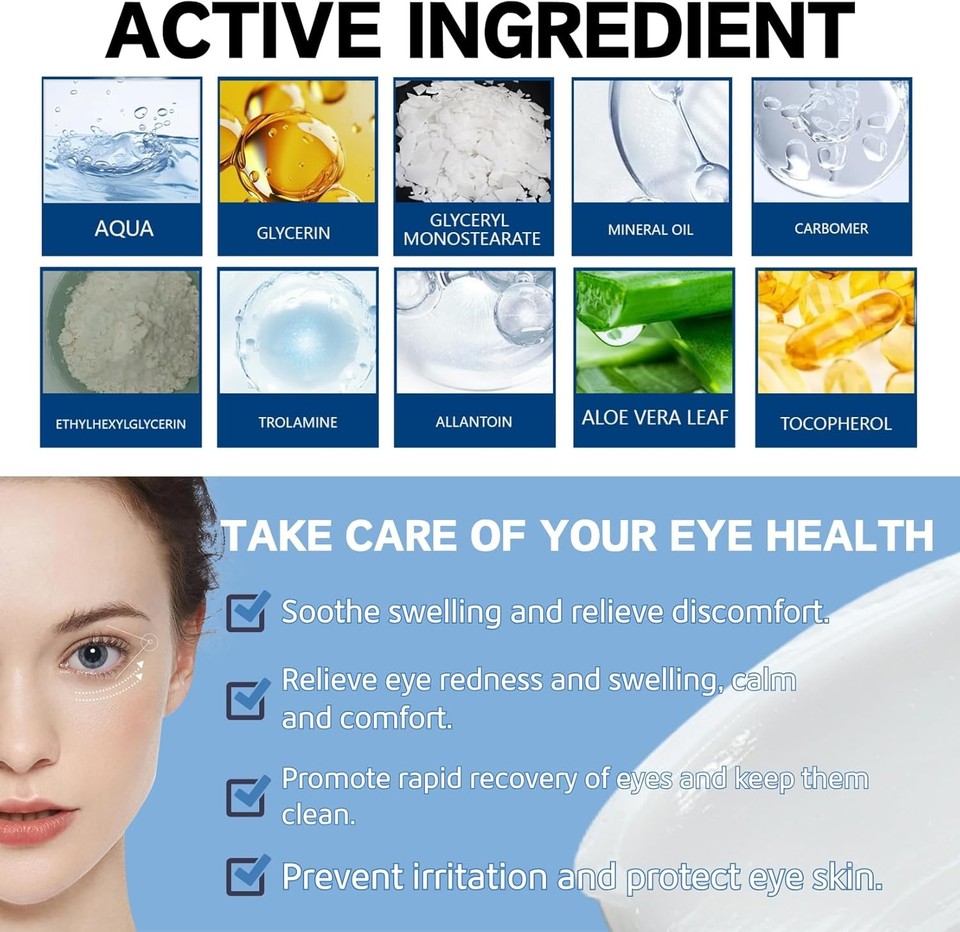 3pcs Eyelid Cream For Blepharitis - Chalazion & Blepharitis Eye Care ...