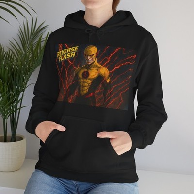 Reverse Flash hoodie – corrupted speed relic DC hoodie | eBay