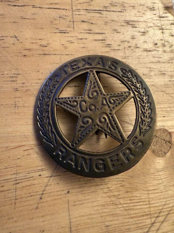 Denix Sheriff, US Marshal Tombstone Badges And Texas Ranger Co.a Badge ...