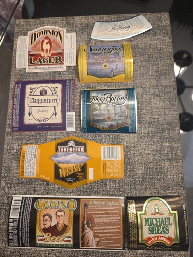 VINTAGE CRAFT MICRO BEER LABELS UNUSED | eBay