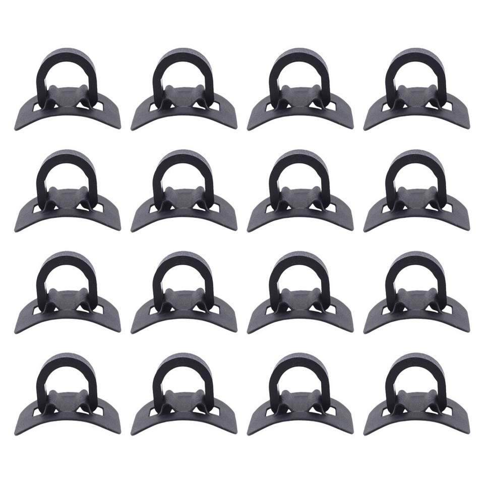 16 Pcs Wire Conduit Holder Bike Brake Line Bicycle Guide Clamps Hose ...