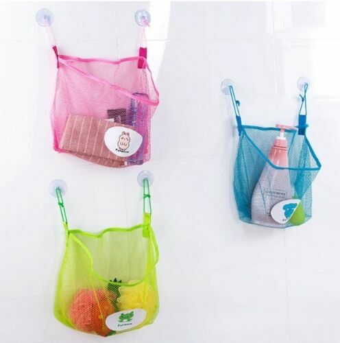 Bath Hanging Storage Nets Kids Toy Organizer Bedroom Wall Door Bathroom ...
