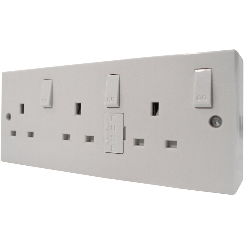 Surface Mount Outlet Box WALL PLATE SURFACE MOUNT BOX, SINGLE GANG,