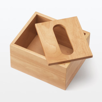 MUJI Wooden Tissue Box/Tabletop | eBay