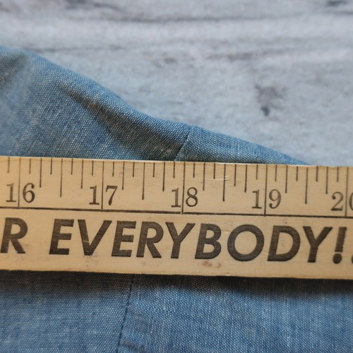 Vintage Deadstock 60s Dickies Chambray Work Shirt Size 15 | eBay