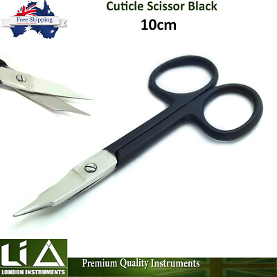 Cuticle Nail Scissors Small Black Color Fancy Nails Clipper Art Nail ...