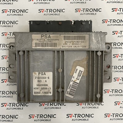 Calculateur décodé PEUGEOT 406 1.8L S2000-1 9642723980 9632727280 ...