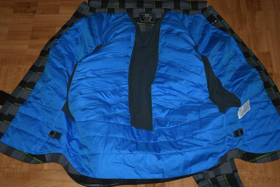 NIKE SB AEROLOFT 800 MENS SNOWBOARDING FLANNEL JACKET - MENS SIZE SMALL ...