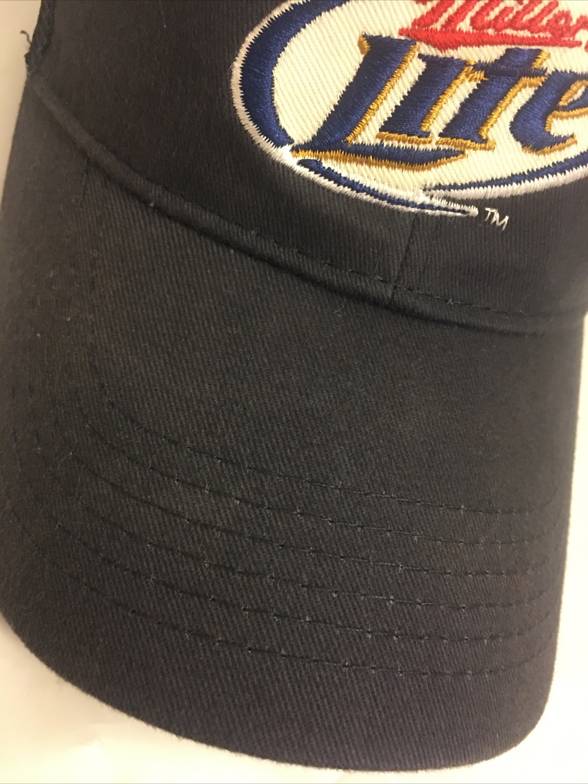 Vintage Miller Lite Beer Hat/Cap Embroidered Adjustab… - Gem