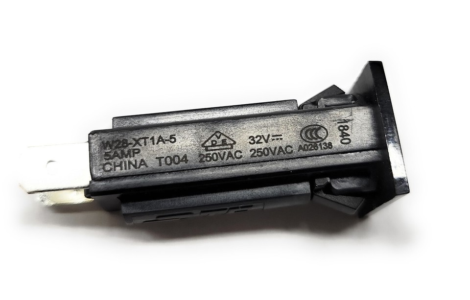 TE CONNECTIVITY/P & B W28-XT1A-5 CIRCUIT BREAKER, THERMAL, 1P, 250V, 5A ...