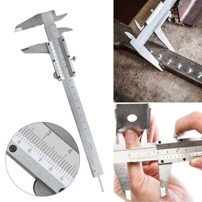 6" 150mm Vernier Caliper Gauge Micrometer Ruler Accurate Measuring Tool ...