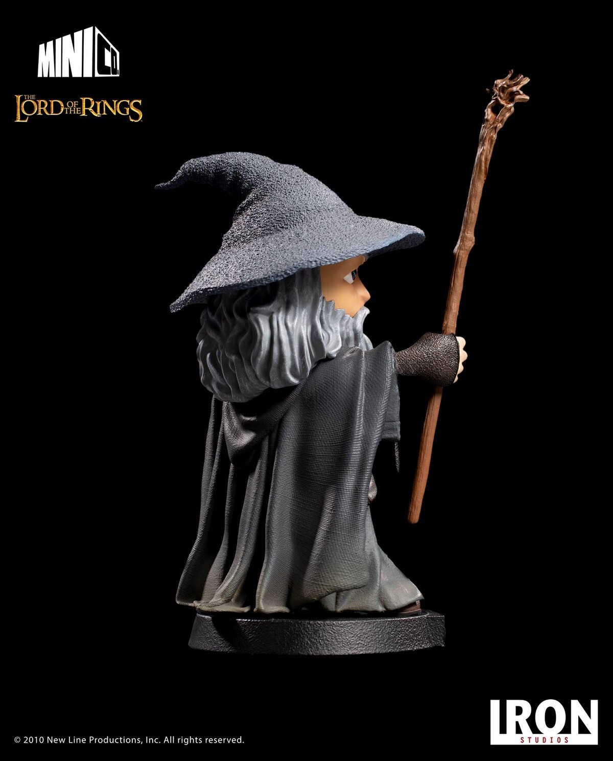 Iron Studios The Lord Of The Rings Gandalf Grey Robe Mini Figurine ...