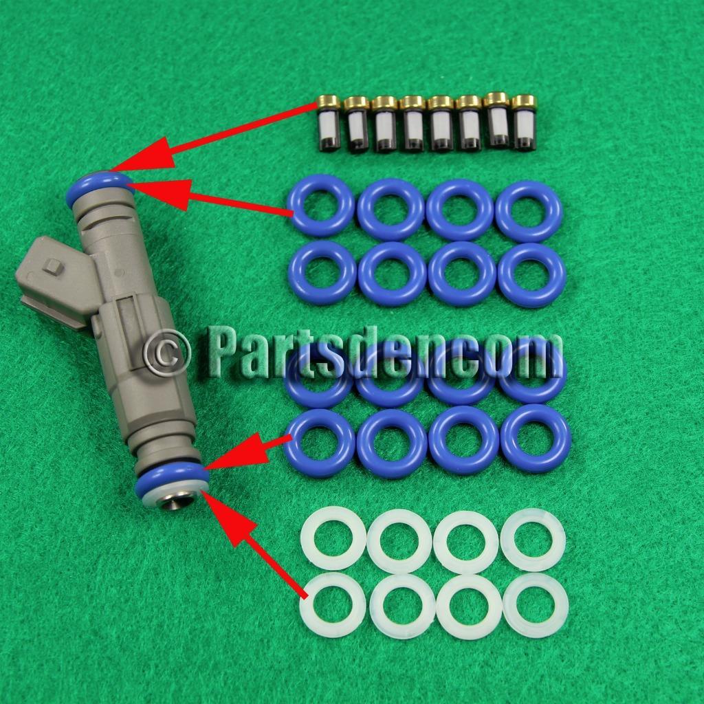 FUEL INJECTOR SERVICE KIT FITS HOLDEN COMMODORE VT VU VX VY STATESMAN ...