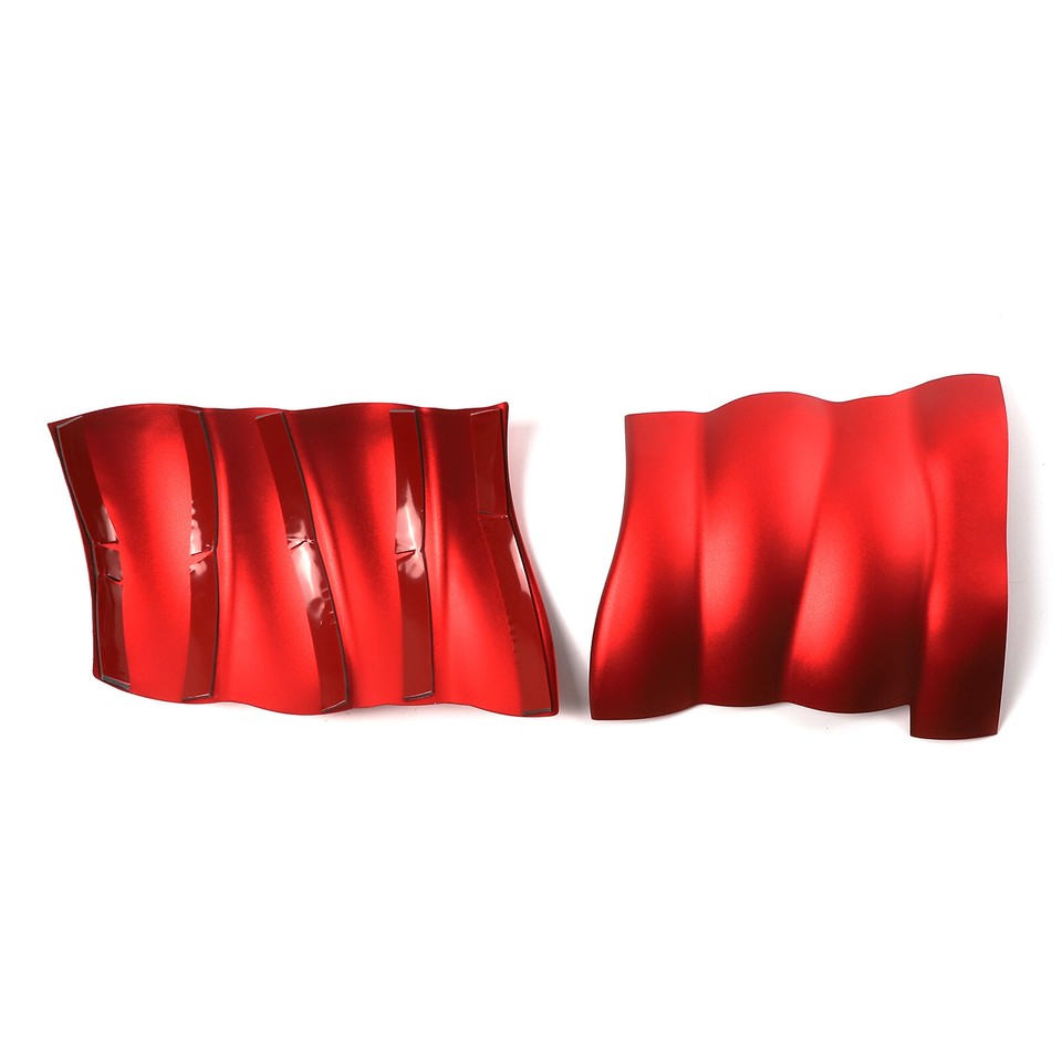 Red Aluminum LS3 Engine Intake/Plenum Cover Trim Cover Fits Corvette C6 ...