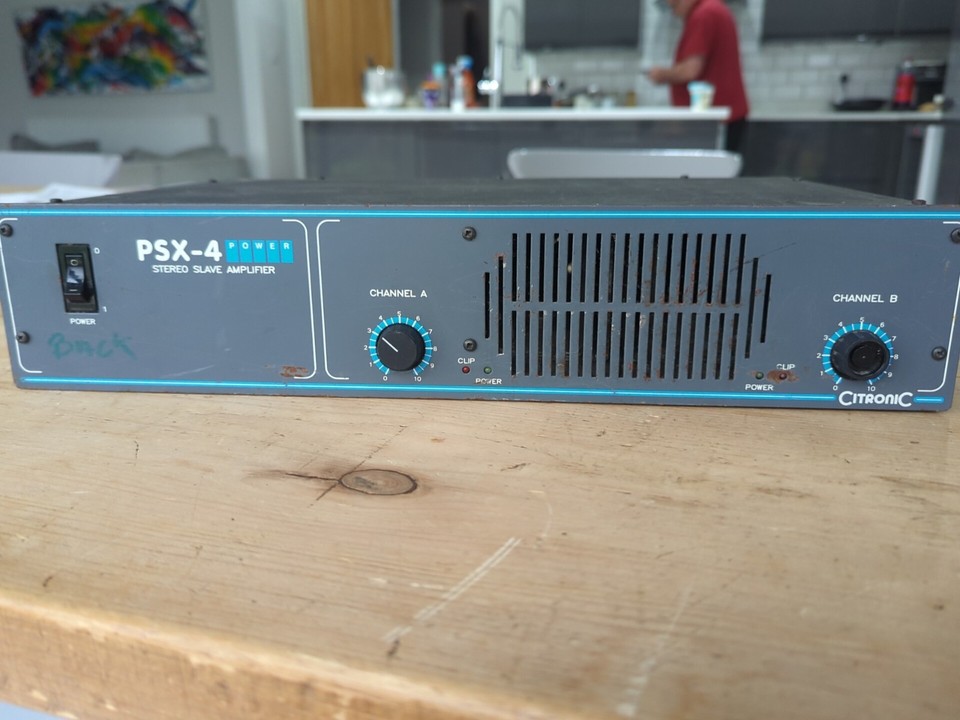 Retro Vintage Citronic PSX-4 Power Stereo Slave Amplifier | eBay UK