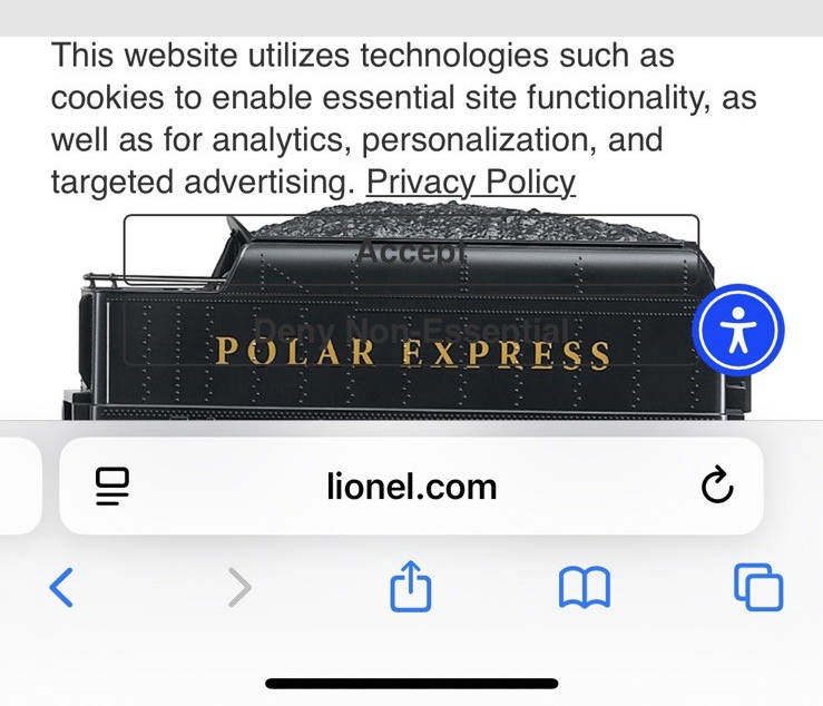 " Polar Express " LIONEL TrainSounds Tender New In original Box ...