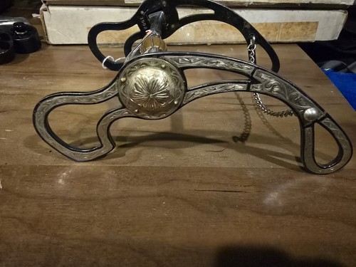 Vintage Vogt Horse Bits D.vogt Silver Hand Engraved Inlays | eBay