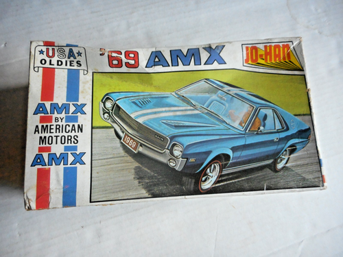 Vintage Johan 1969 AMC AMX Model Kit 1/25 Box & Parts | eBay