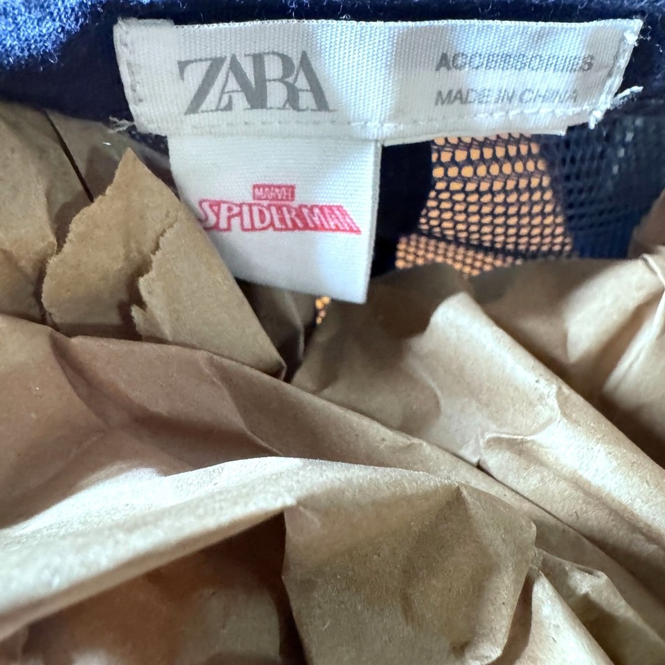 ZARA Kids Marvel Spider-Man Trucker Hat Red Blue Mesh Baseball Cap ...