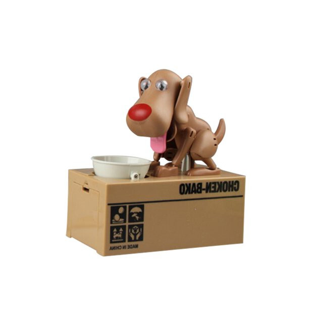 Cute Coin Eating Dog. Coin Bank Money Saving Box Piggy Bank BRAND NEW ...