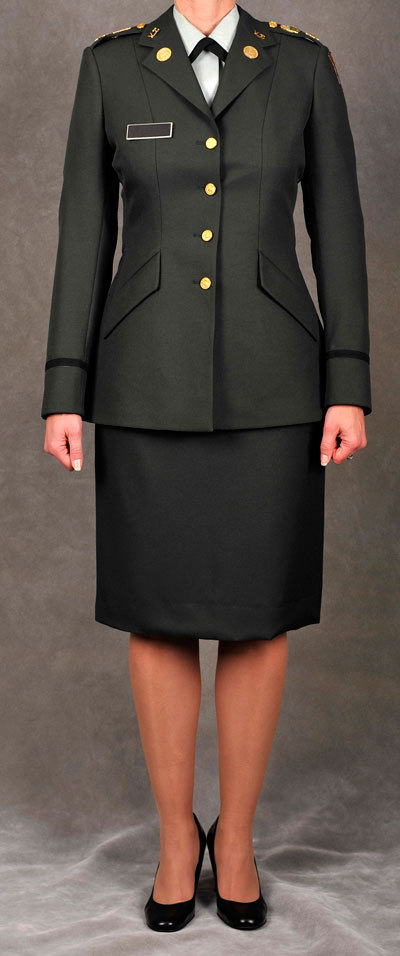 Women's Army Military Dress Green CLASS A B Service Skirt Uniform ...