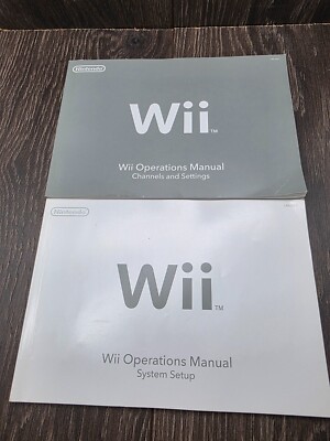 Nintendo Wii Operations Manuals - Channels and Settings and System ...