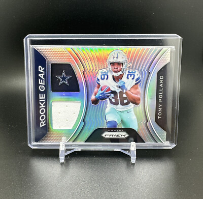 2019 Panini SP Silver Prizm Tony Pollard Rookie Gear Card #RG-TP | eBay