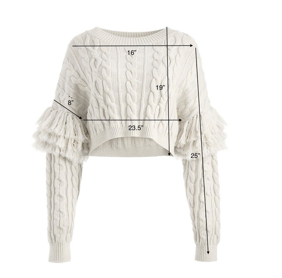 Alice+Olivia Luxury Chunky Lightweight Wool Fringed Oat Pullover ...