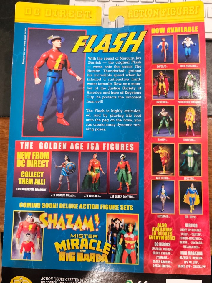 Golden Age Flash Justice Society of America DC Direct Action Figure NEW ...