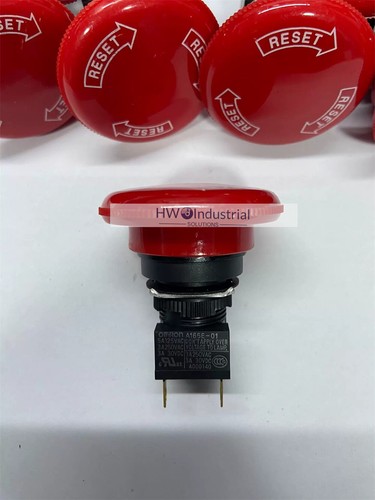 1/Piece New OMRON Emergency Stop Switch A165E-M-01 Normally Closed 1 ...