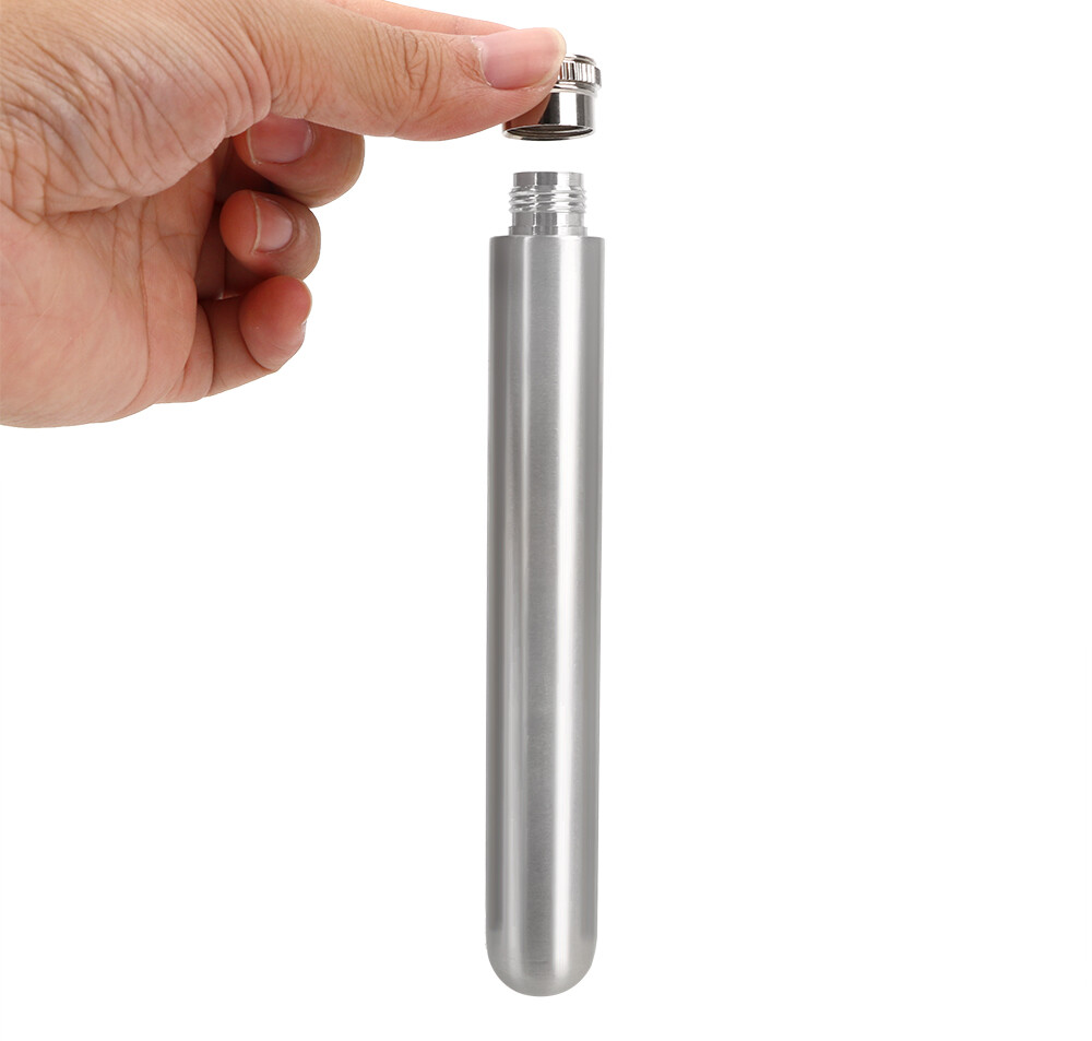 Whisky Bottle Stainless Steel Hip Flasks Portable Wine Bottle Tubular ...