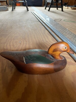 John Jeffery Barto Handcarved mallard, 1980, matt 6:26, 15 in | eBay