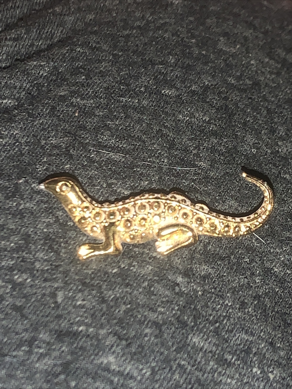 Vintage ESTATE JEWELRY The Southwest Gold Bumpy Lizard Gecko Mini ...