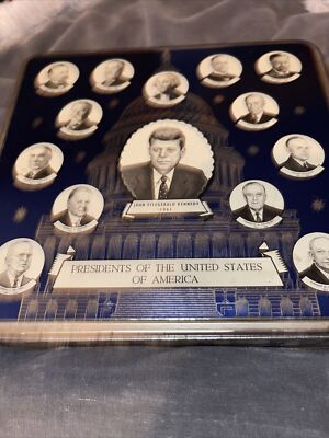 Murray-Allen Tin 1960’s Presidents of The United States of America ...