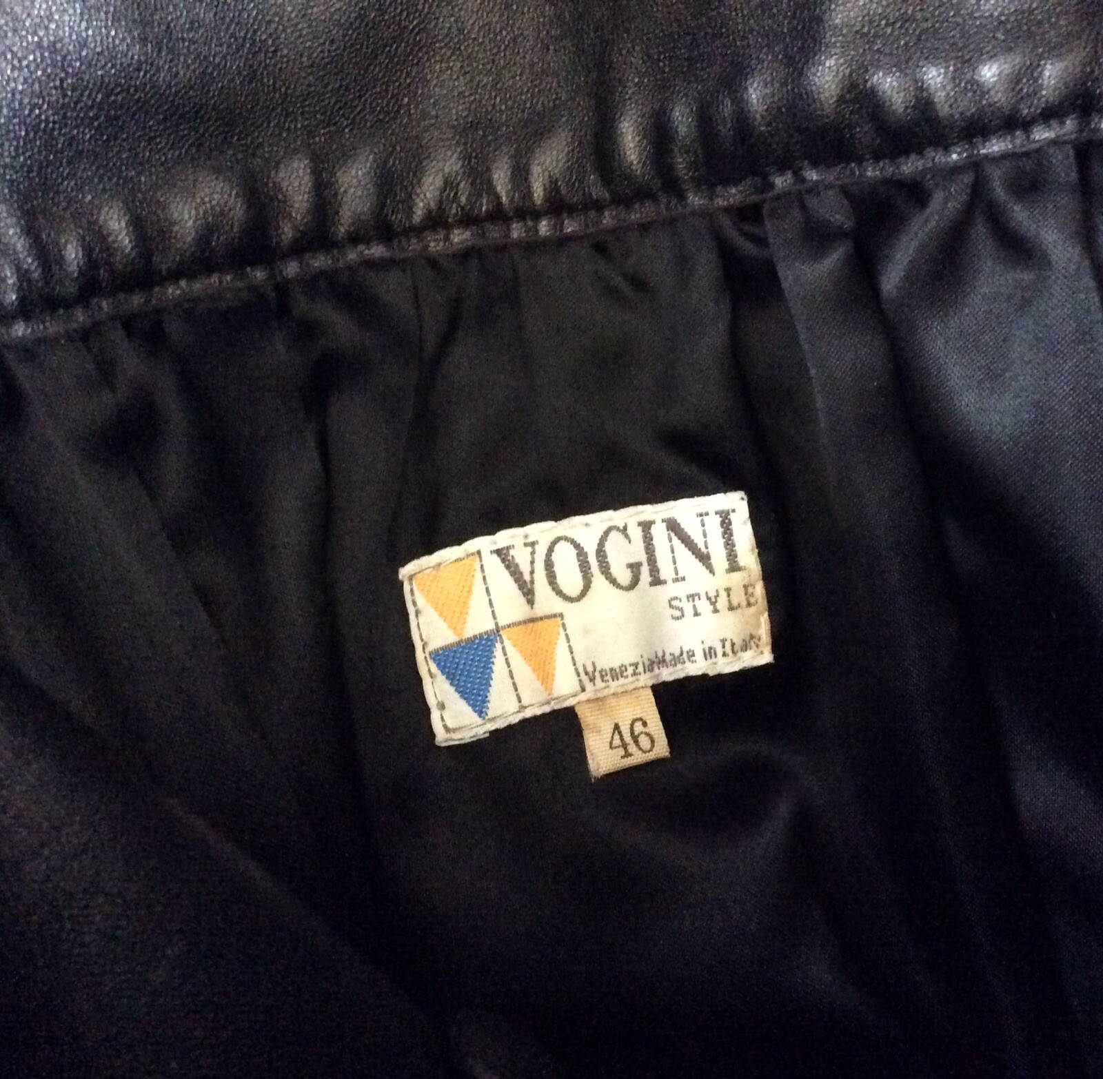 1980s Vogini Black A-line Italian Leather Skirt UK 12 | eBay UK