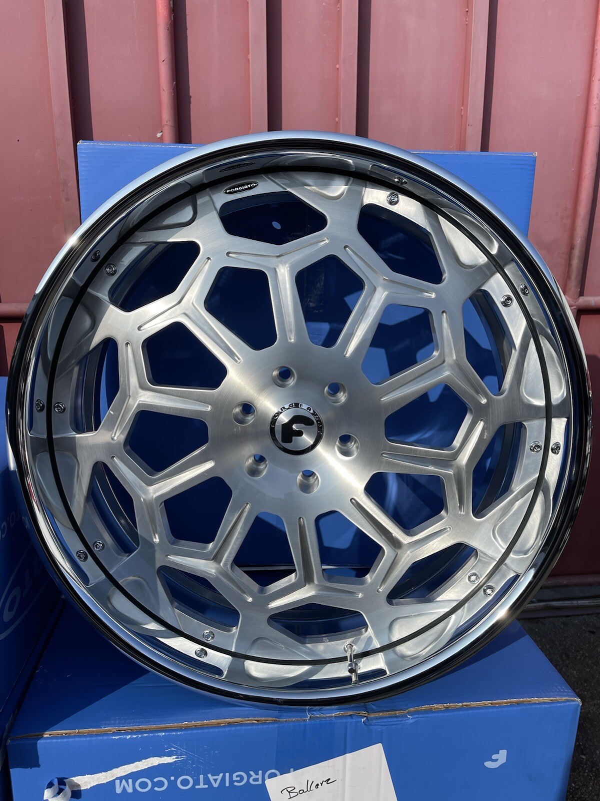 26" FORGIATO OCTAGANO TRUCK SUV CADDY CHEVY TAHOE WHEEL-TIRE PACKAGE ...