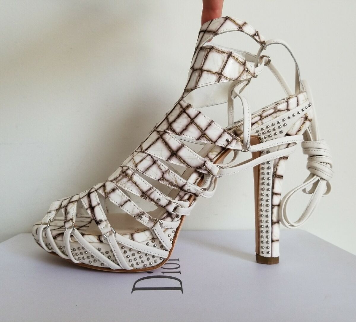 $1799 CHRISTIAN DIOR SAFARI Runway RARE Gladiator EU 40 41 I $1799 CHRISTIAN DIOR SAFARI Runway RARE Gladiator EU 40 41 I
