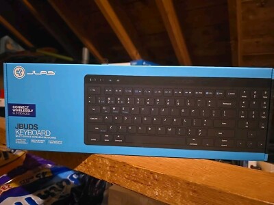 JLab JBuds Wireless Keyboard, Black, 95 Keys, Multi-Device, 2.4G ...