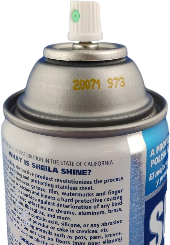 Sheila Shine Stainless Steel Cleaner and Polish 10 Ounce Aerosol Can | eBay