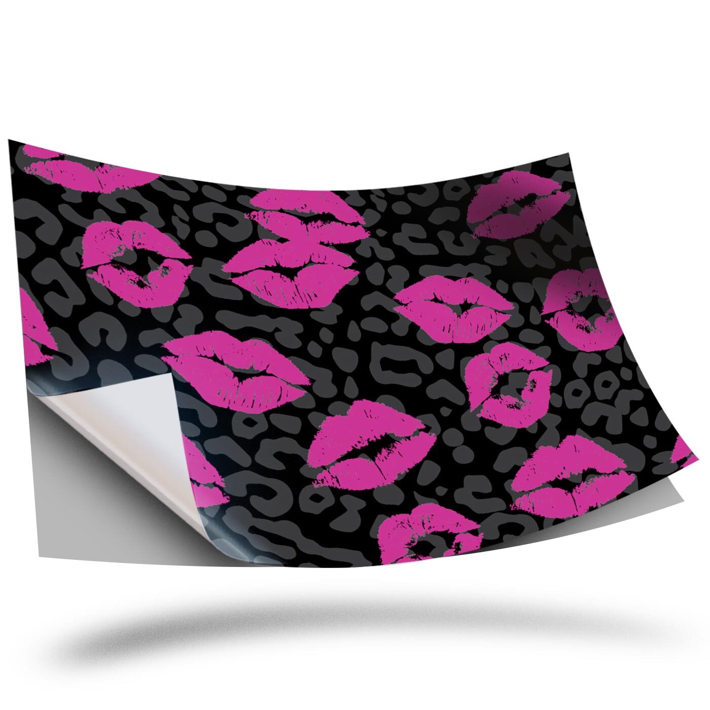 1 x Vinyl Sticker A3 - Pink Purple Lipstick Kisses Kiss Girls #46099 | eBay